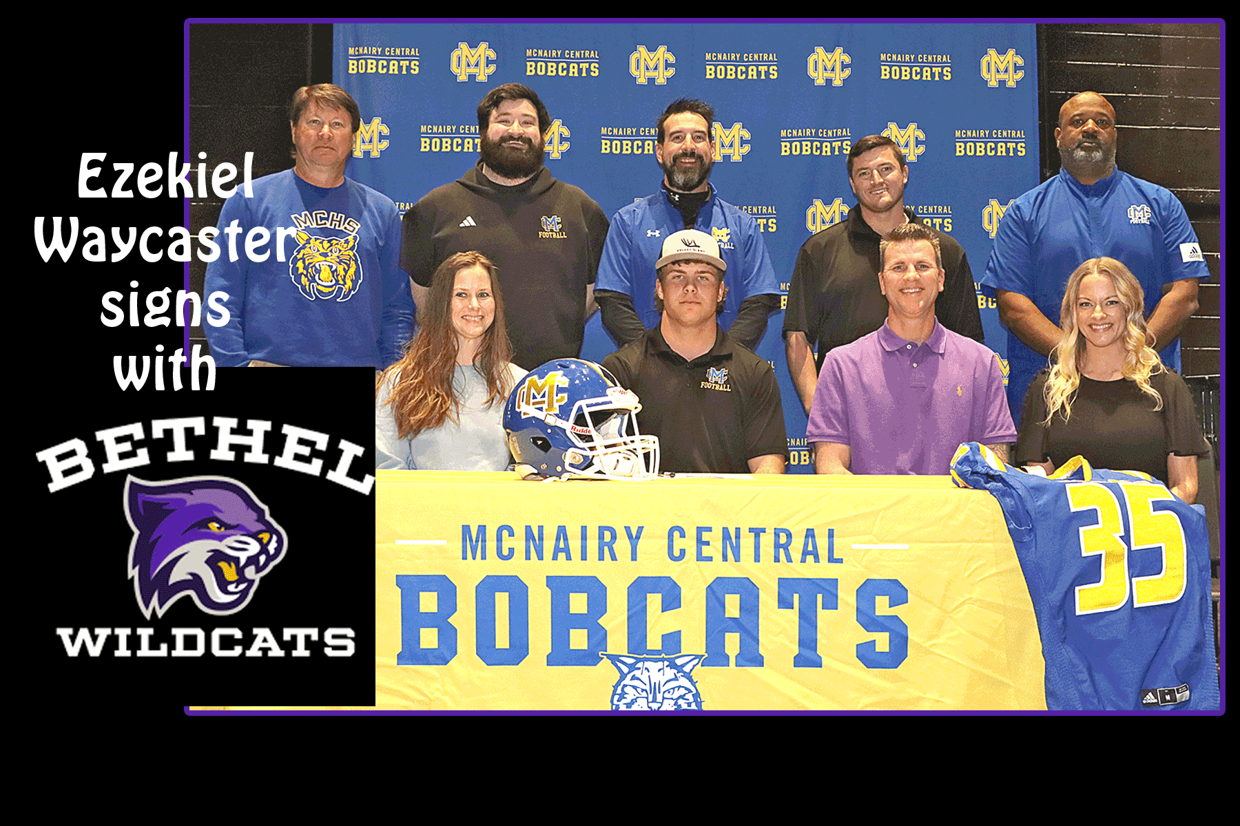 Waycaster Signs with Bethel University